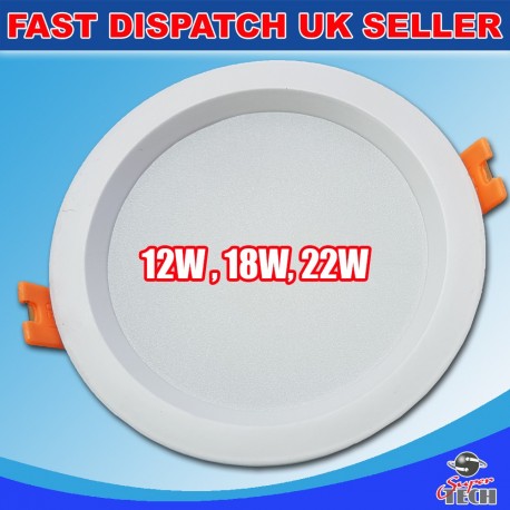 3W 7W 12W 18W 22W 30W LED Recessed Downlight Backlite LED Panels